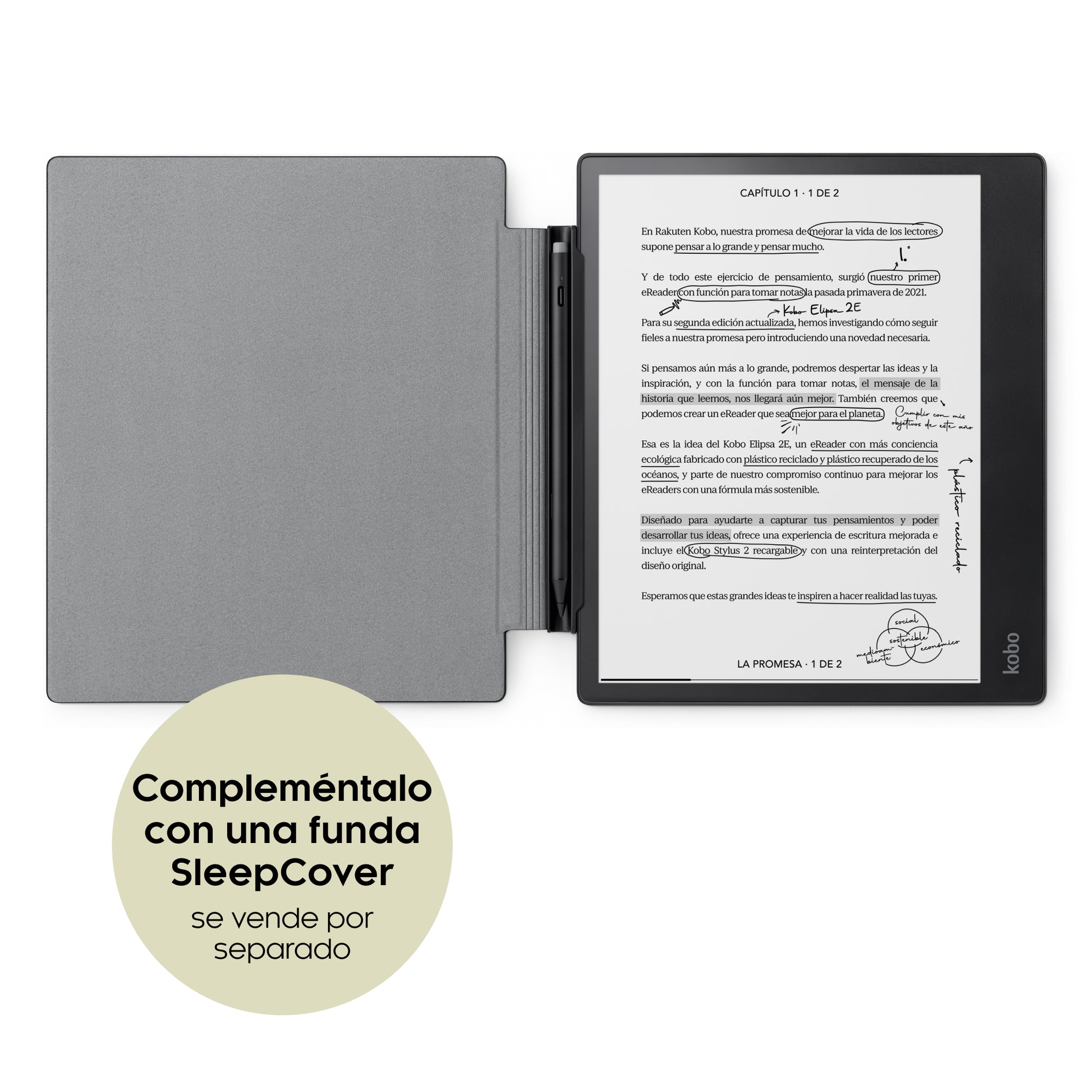 Kobo Elipsa 2E | Rakuten Kobo Tienda de eReaders España